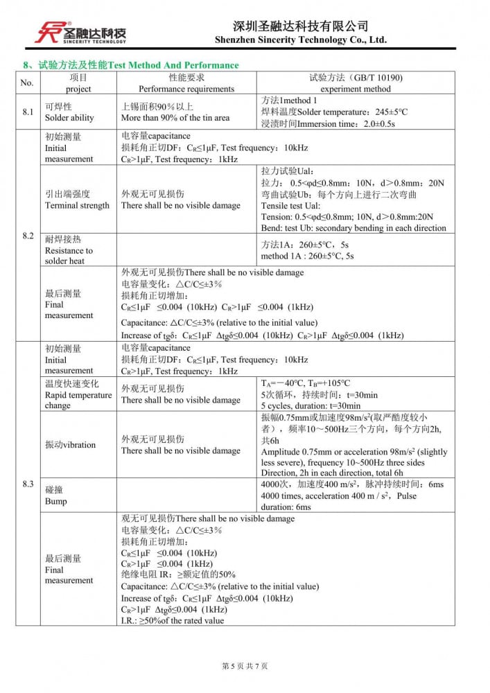 SRD specification document page 5