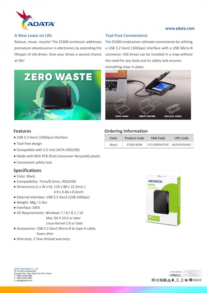 EC600 technical document page 2