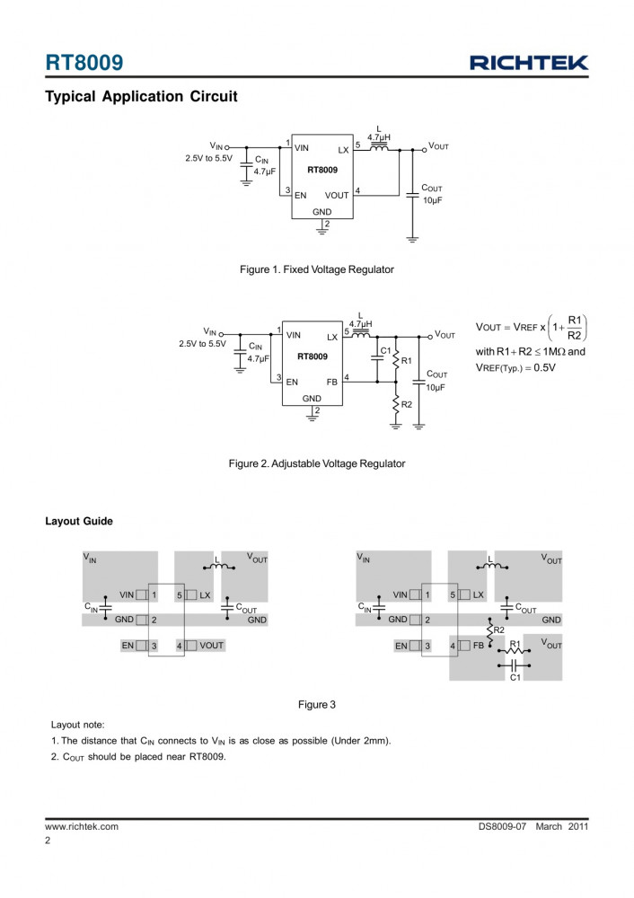 RT8009 datasheet page 2