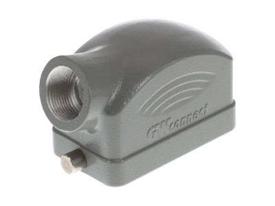 Heavy-Duty Standard (STD) Single Lever Surface Mount Housing, Die-cast Aluminum, with 1 Lever, with Cover, with Gasket, Size 10A «49x16», M20 Thread, Grey