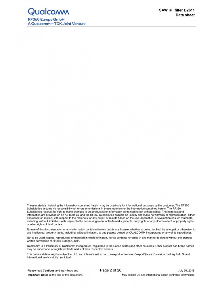 B39162B2611P810 datasheet page 4