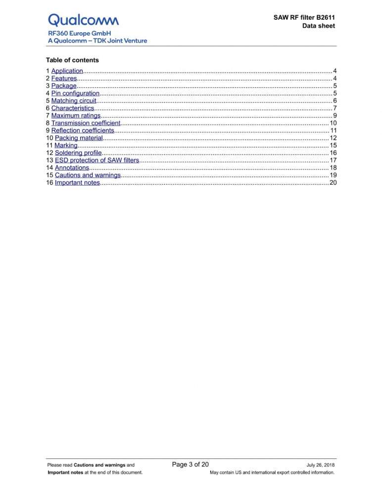 B39162B2611P810 datasheet page 5