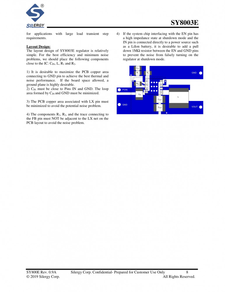 SY8003EDFC datasheet page 8