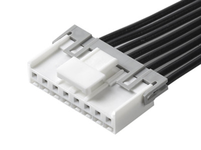 Mini-Lock-to-Mini-Lock Off-the-Shelf (OTS) Cable Assembly, 2.50mm Pitch, Female-Female, Single Row, 300.00mm Length, 7 Circuits, Natural