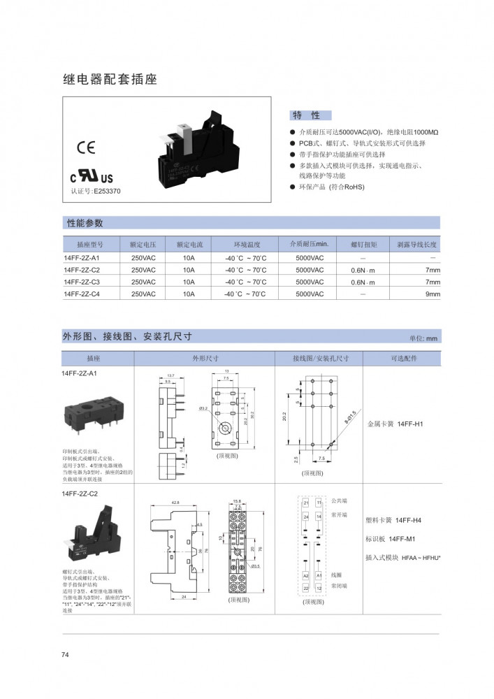 HF115F datasheet page 5