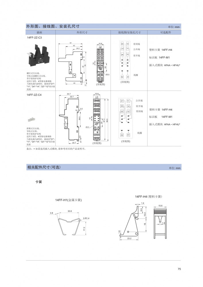 HF115F datasheet page 6