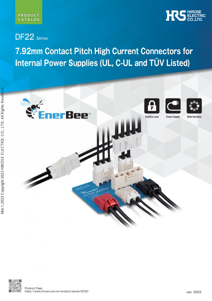 HRS DF22 datasheet page 1