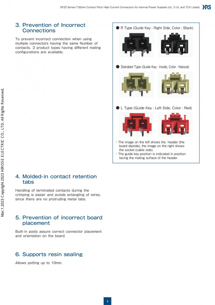 HRS DF22 datasheet page 3