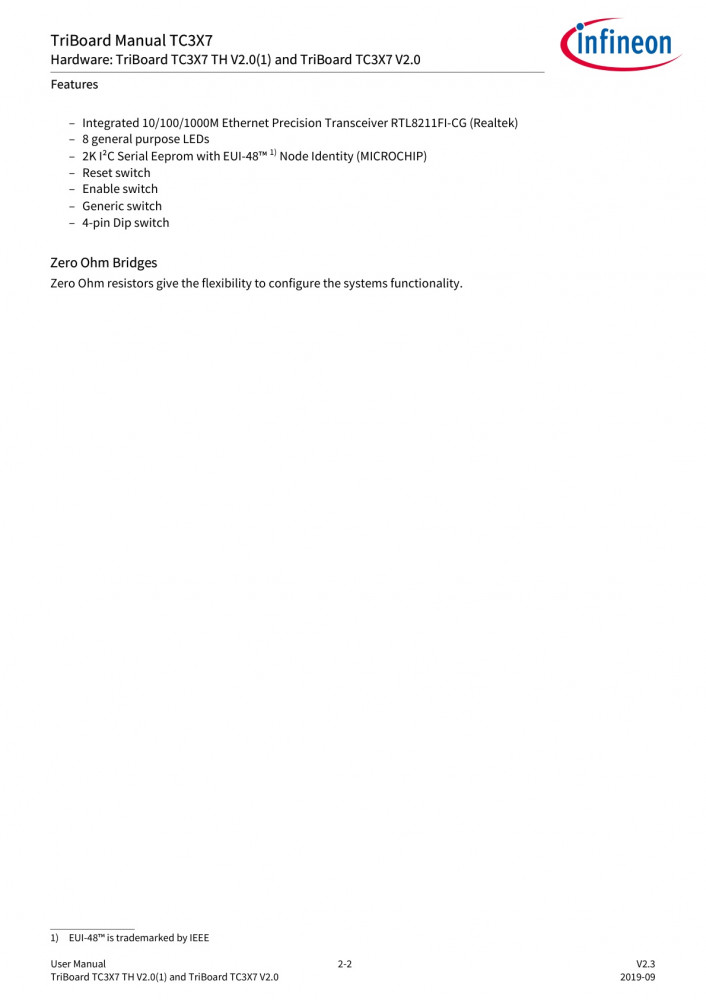 TriBoard TC3X7 manual page 6