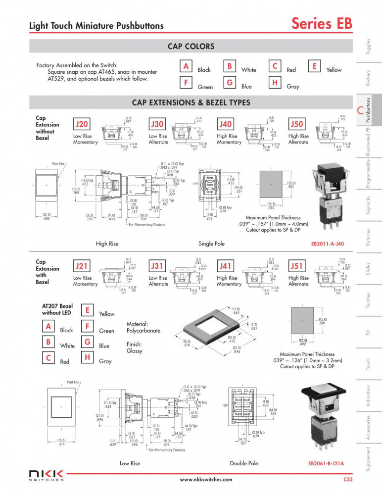 EB2011 series datasheet page 10