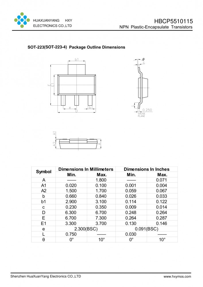HBCP5510115 datasheet page 4