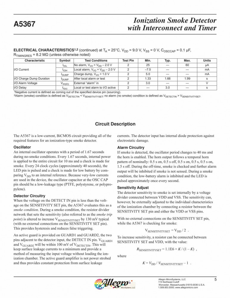 A5367CA-T datasheet page 5