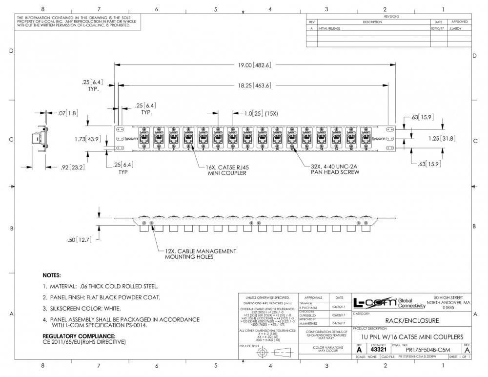 PR175F504B-C5M product document page