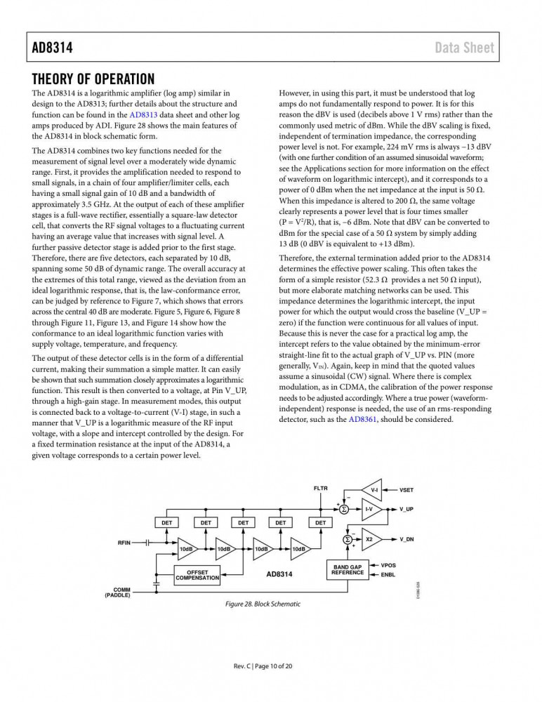 AD8314 datasheet page 10