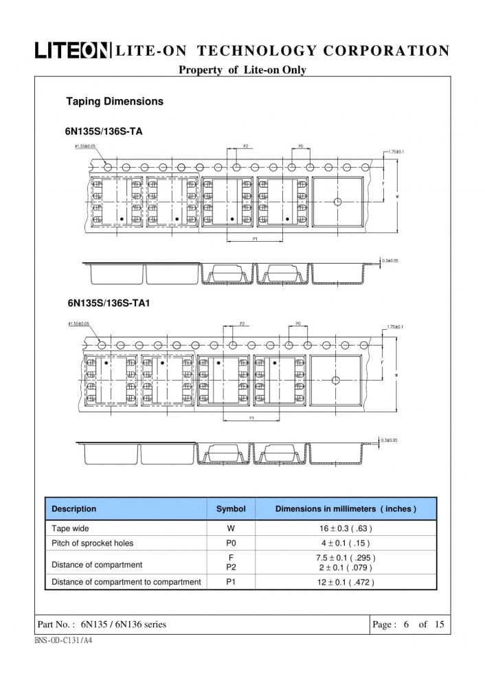 6N136 series datasheet page 6