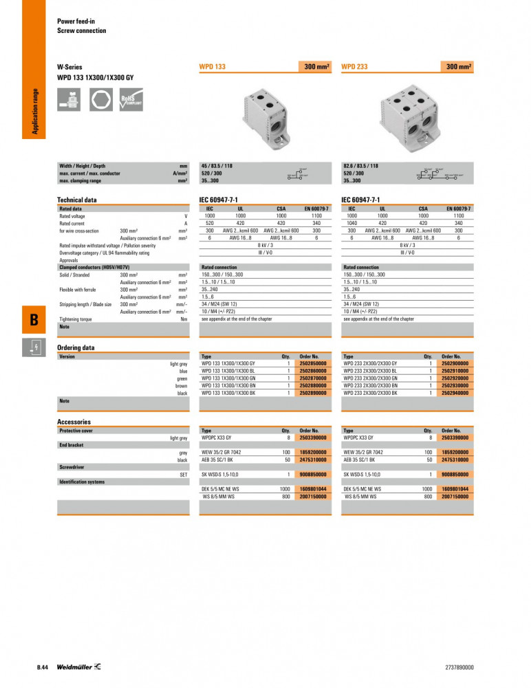 WEIDMULLER WPD 133 product documentation page 5