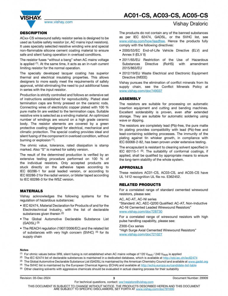 AC03-CS datasheet page 3