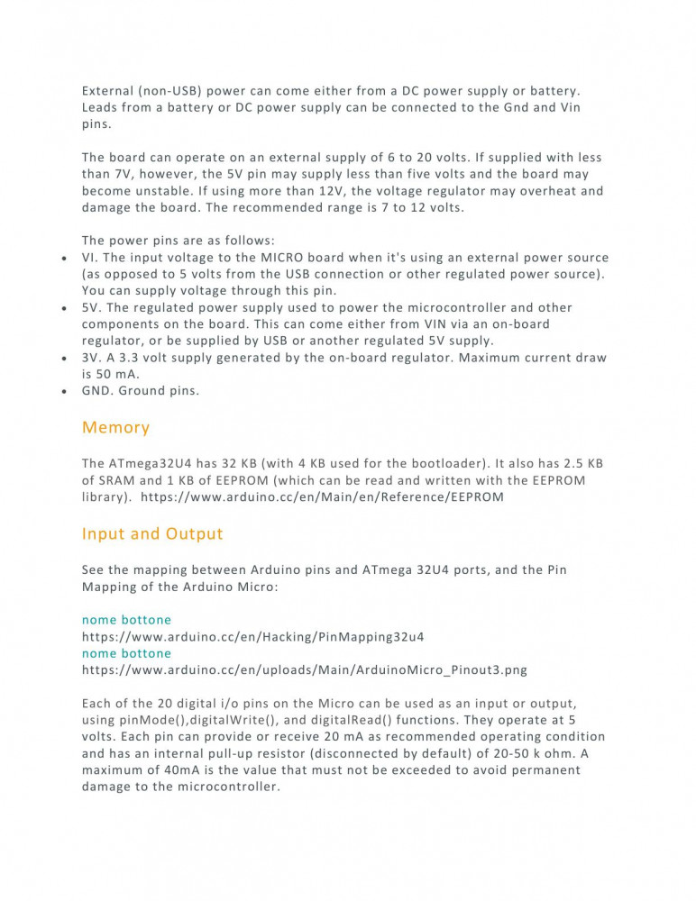 Arduino Micro technical document page 3
