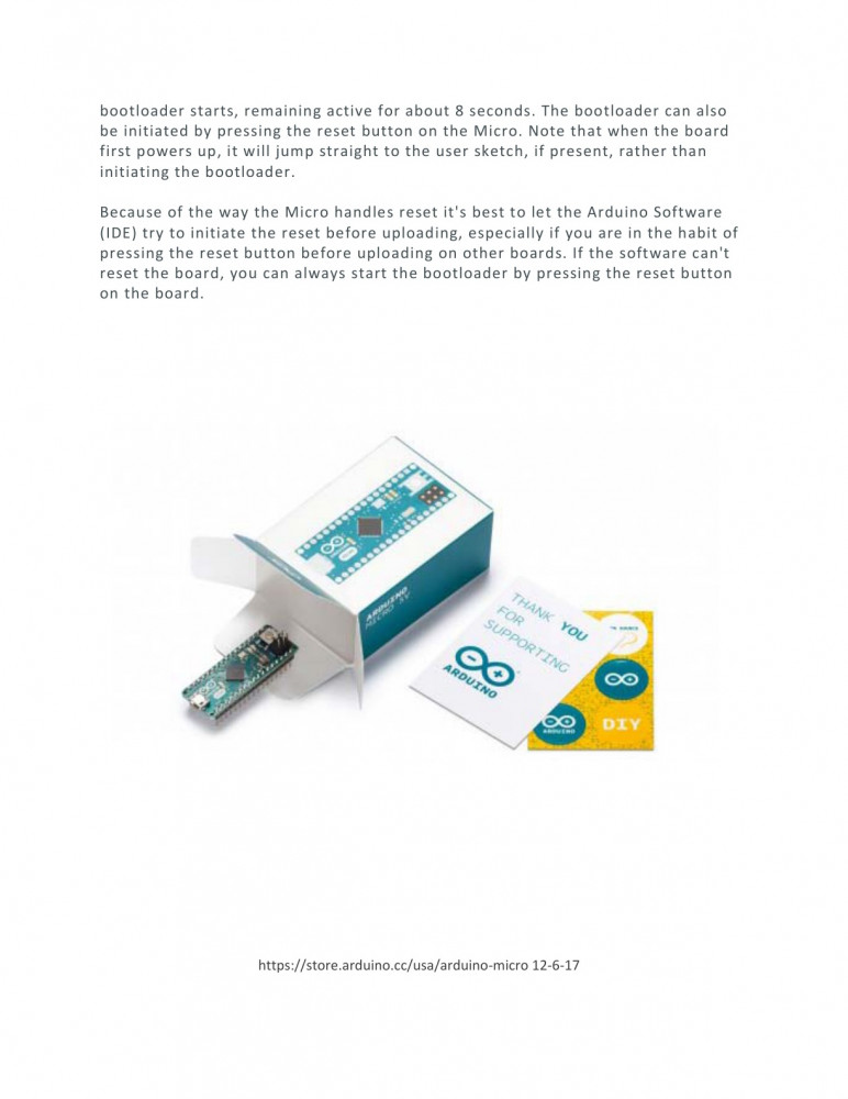 Arduino Micro technical document page 6