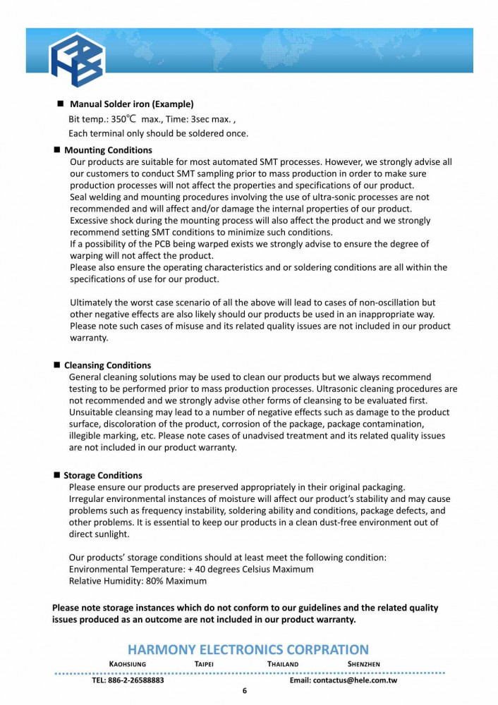 HELE S2H024000FECHC-T datasheet page 7