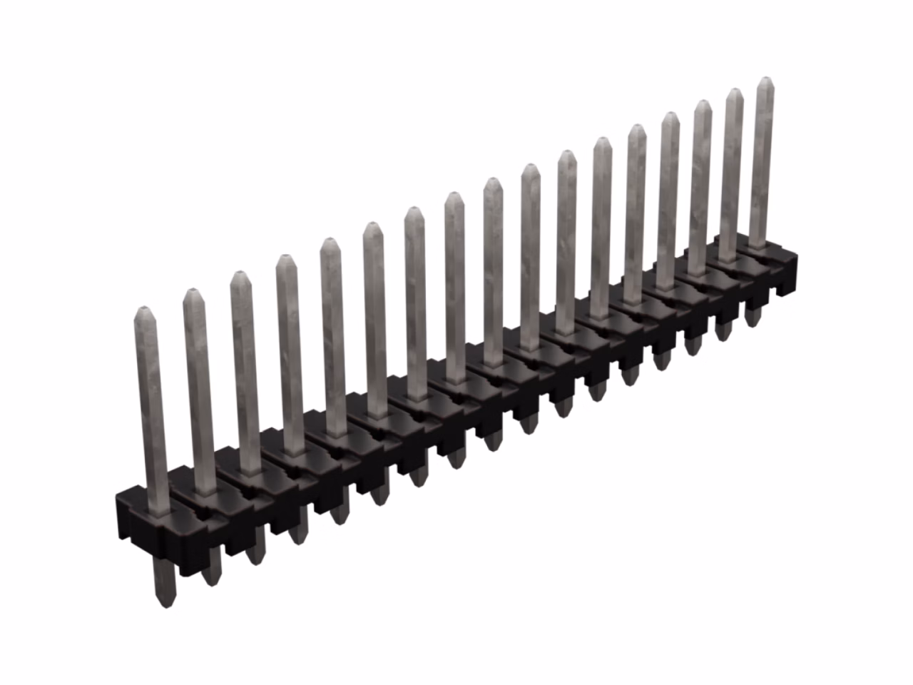 KK 396 Breakaway Header, Vertical, 17 Circuits, Matte Tin (Sn) Plating, Pin Length 22.71mm (.894