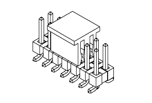 C-Grid Header, 2.54mm Pitch, Surface Mount, Dual Row, Vertical, 20 Circuits, Tin (Sn) Overall Plating, with Cap, without Peg, Tape and Reel Packaging, Lead-Free for sale