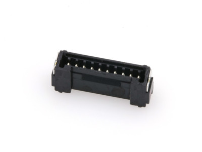 1.25mm Pitch, Micro-Lock Plus PCB Header, Single Row, Right-Angle, Surface Mount, Tin-Bismuth Plating, Positive Lock, 7 Circuits, Black