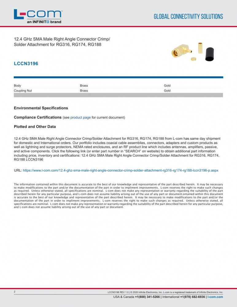L-com LCCN3196 technical document page 2
