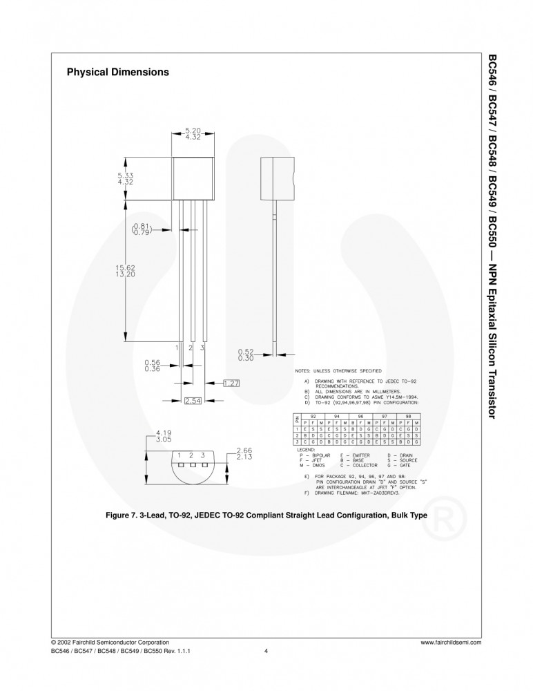 BC549CTA datasheet page 5