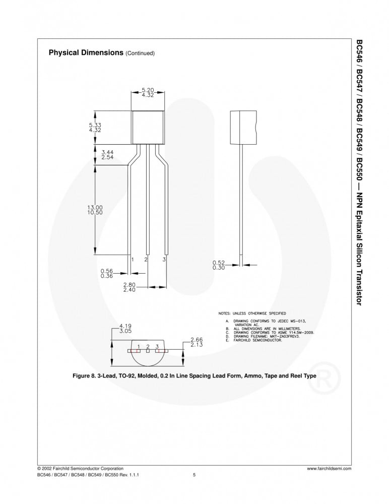 BC549CTA datasheet page 6