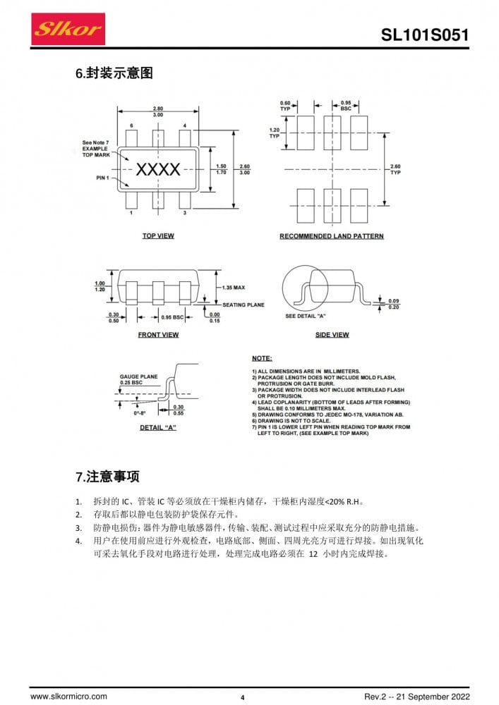 SL101S051 datasheet page 4