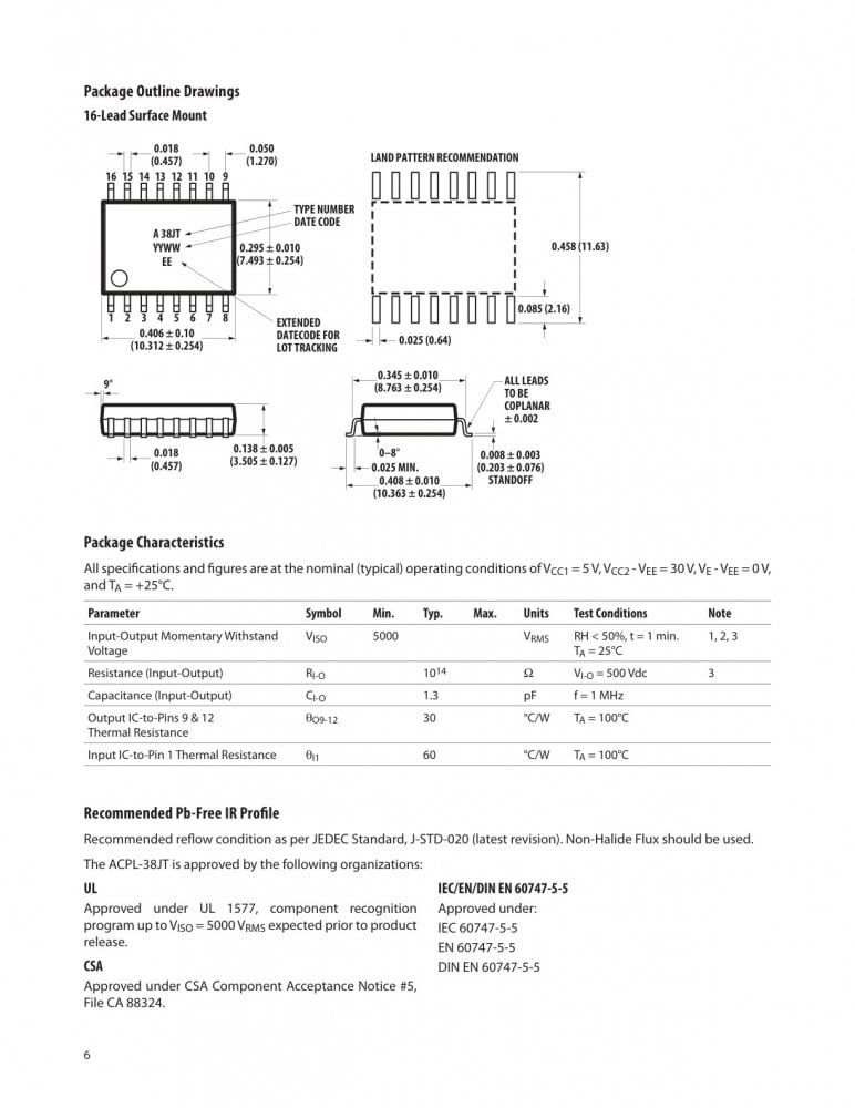 ACPL-38JT datasheet page 6