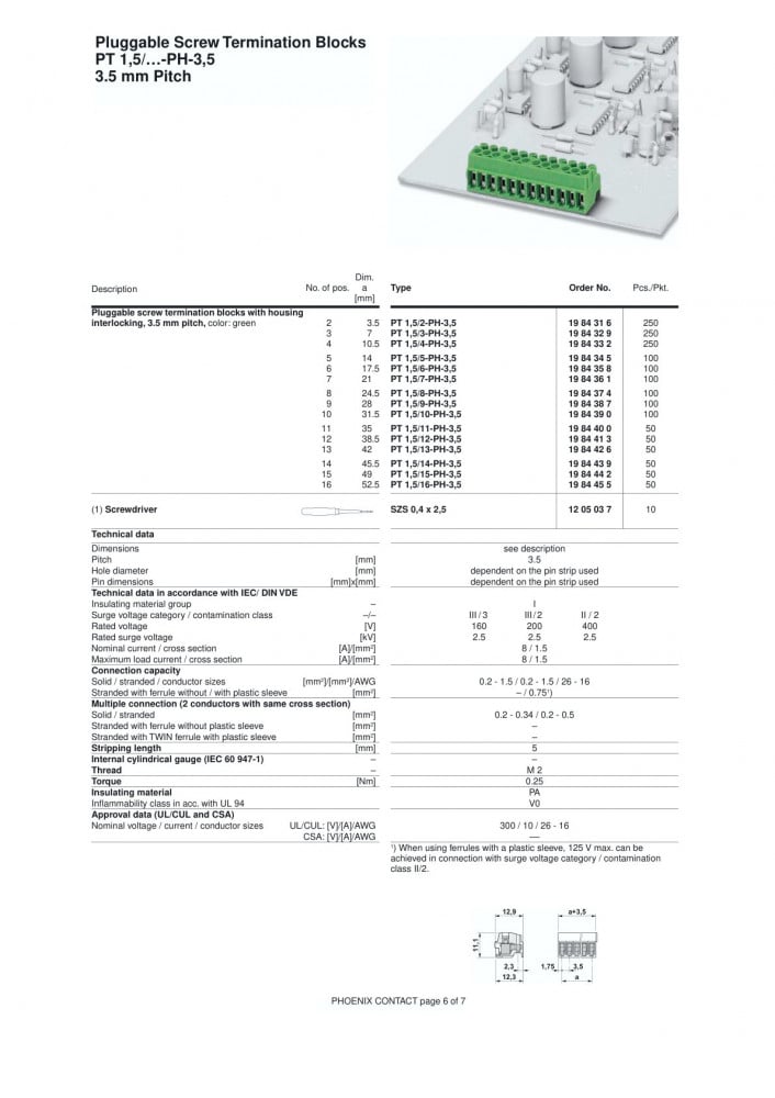 Phoenix Contact 1984688 datasheet page 6