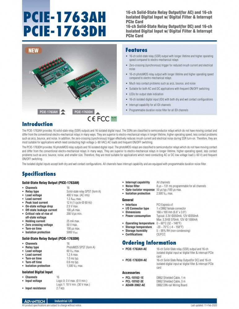 PCIE-1763 product documentation page