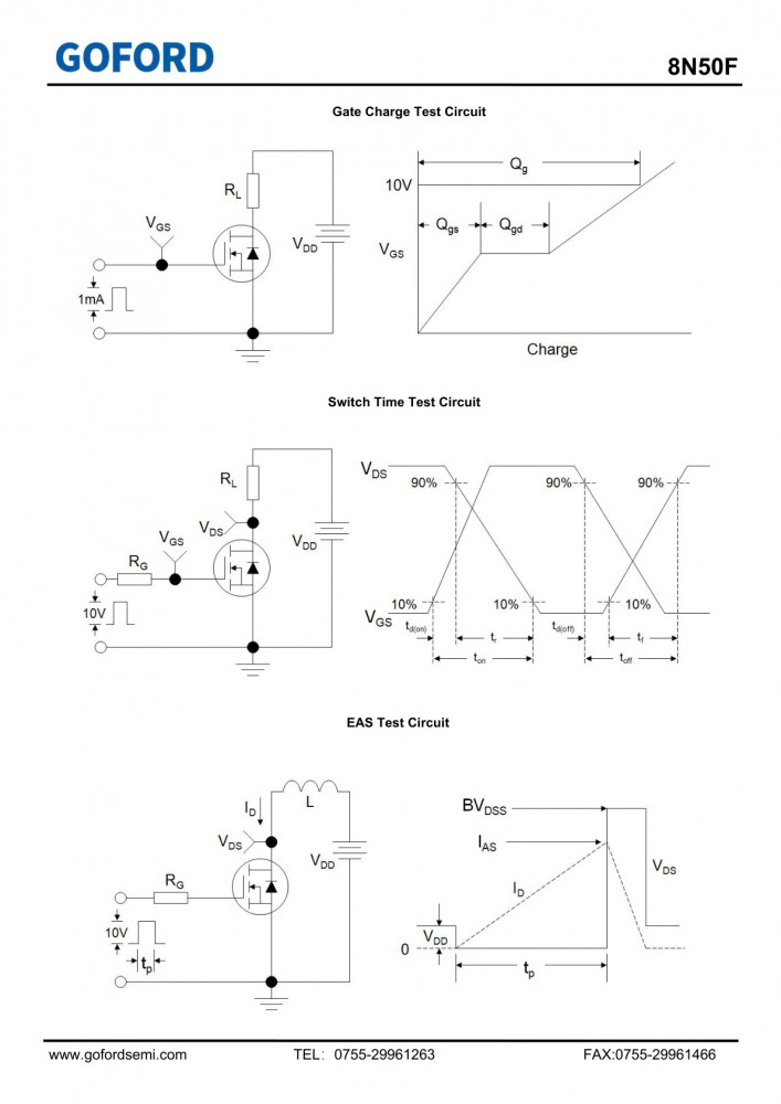 8N50F datasheet page 3