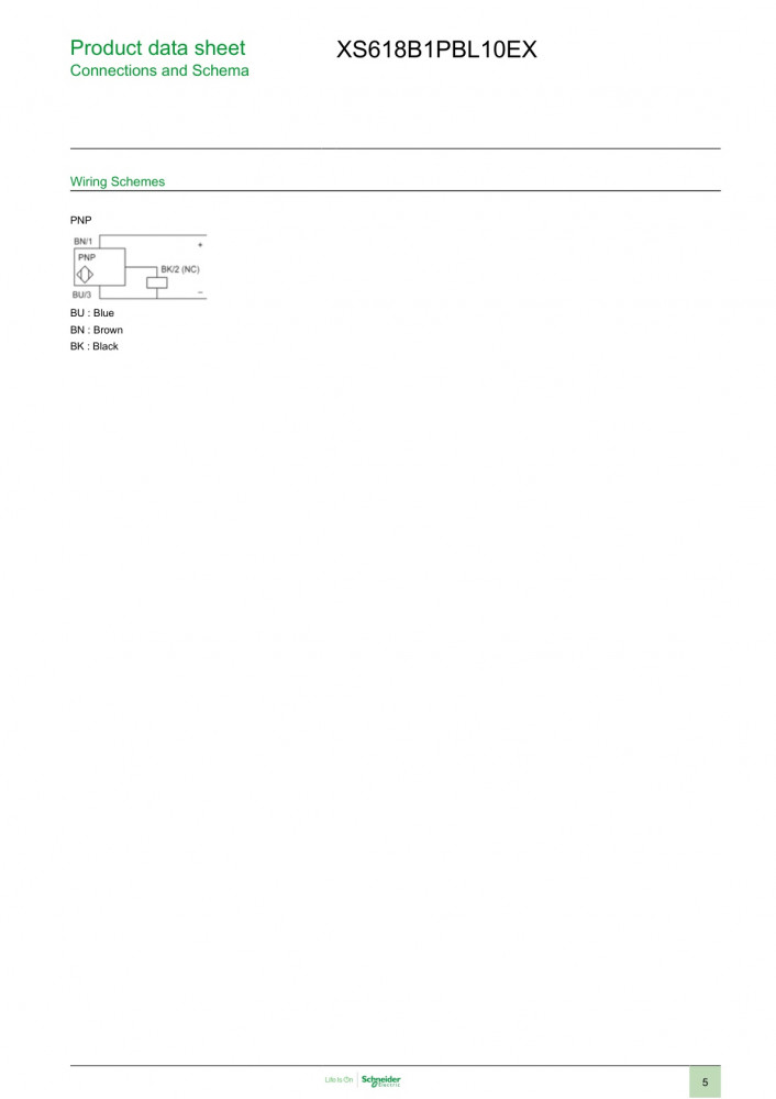 XS618B1PBL10EX technical document page 5