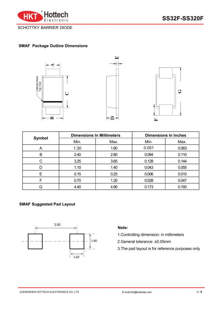SS310F datasheet page 3