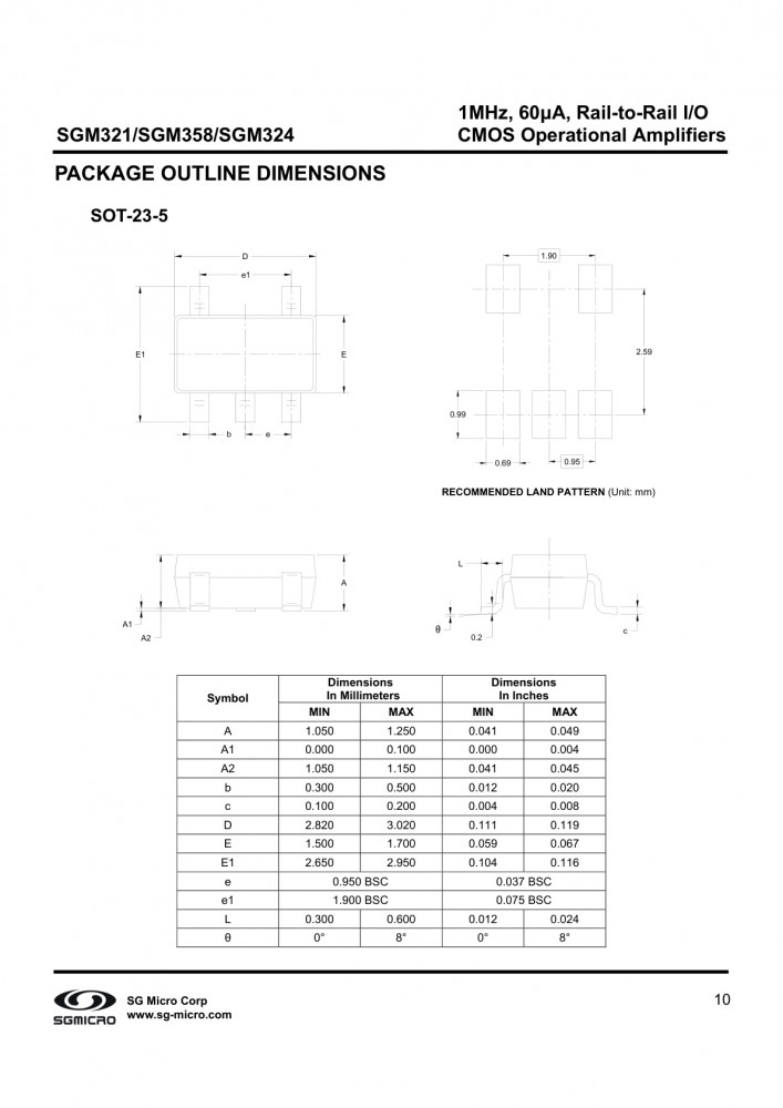 SGM358 datasheet page 10