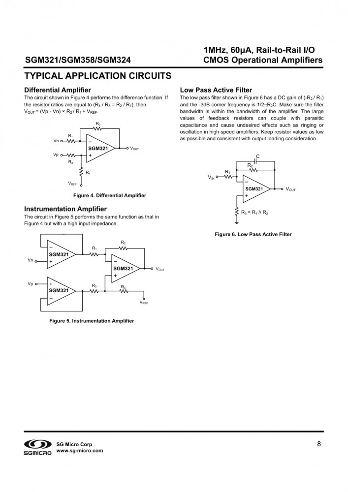 SGM358 datasheet page 8