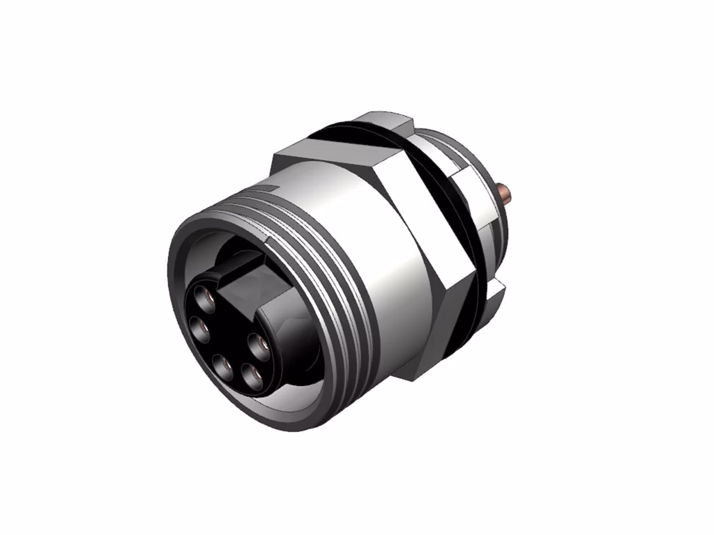 Mini-Change Female Terminator, 5 Pole, DeviceNet with LEDs, meets NMEA 2000