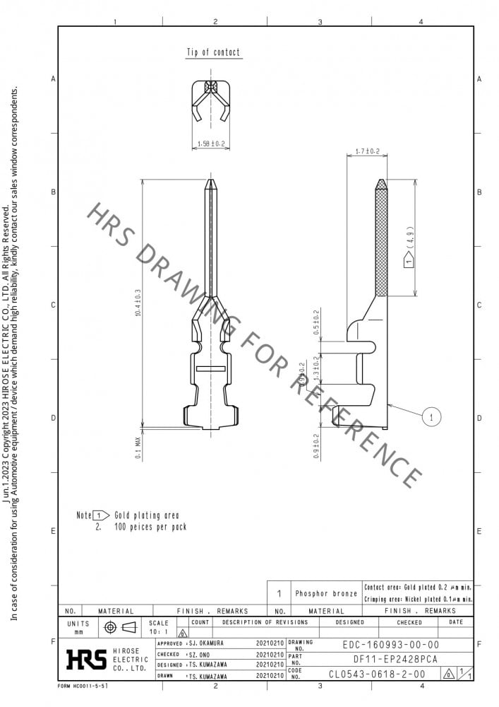 DF11 series technical document preview