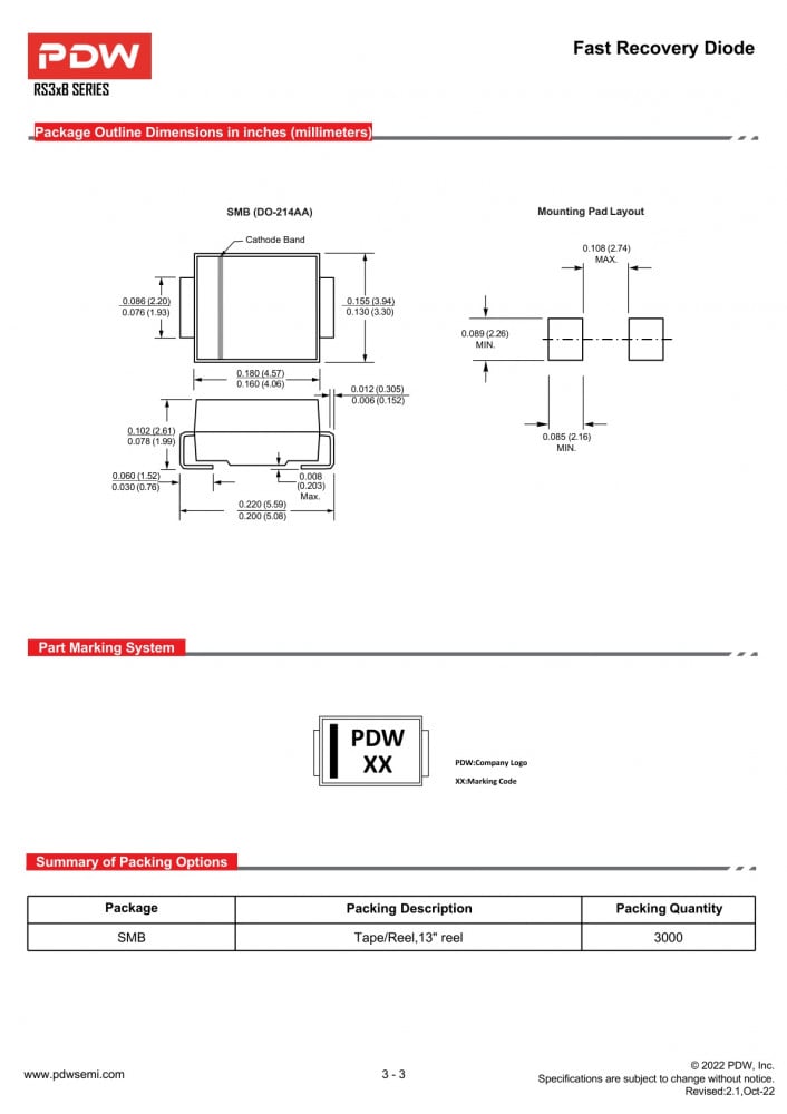 RS3MB datasheet page 3