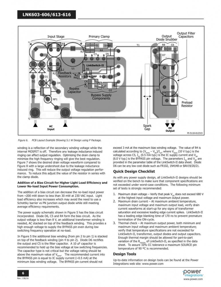 LNK606PG datasheet page 6