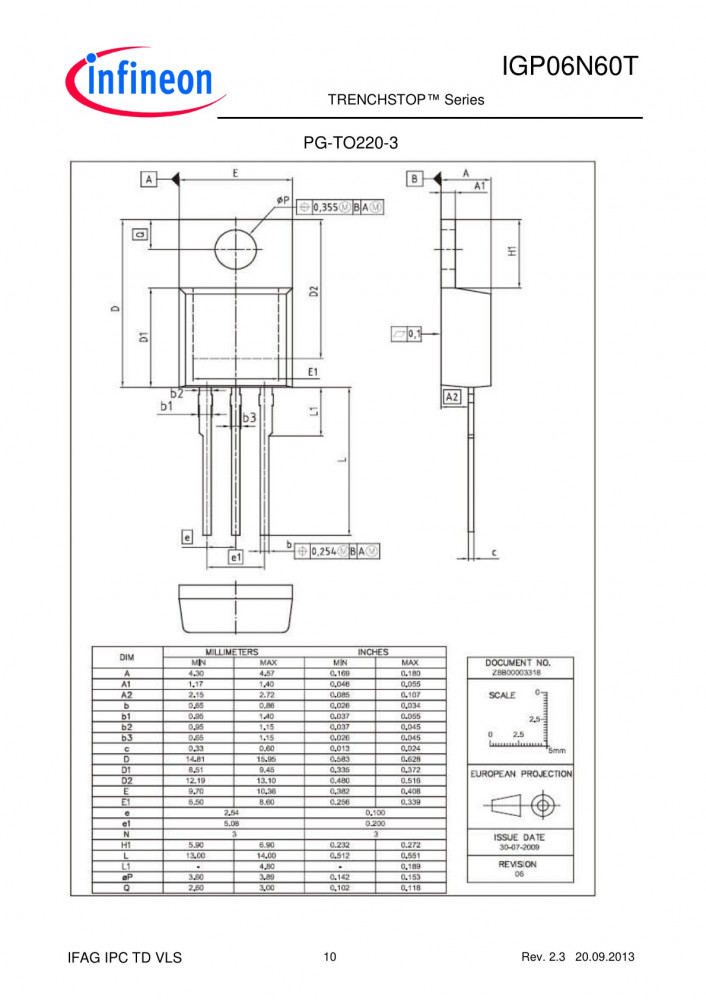 IGP06N60T technical document page 10