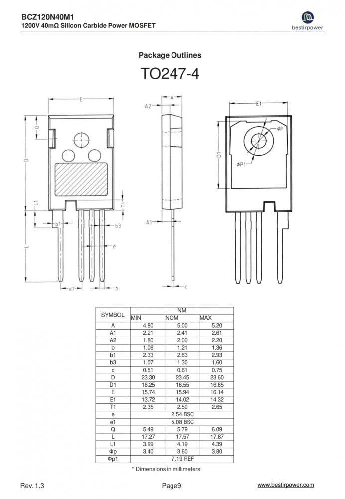 BCZ120N40M1 datasheet page 9
