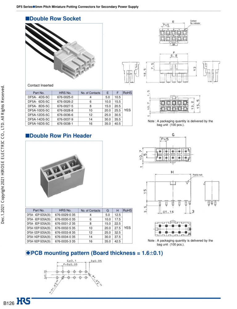 HRS DF5A series datasheet page 4