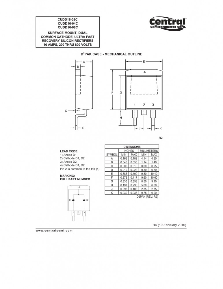 CUDD16-08C TR13 PBFREE datasheet page 2