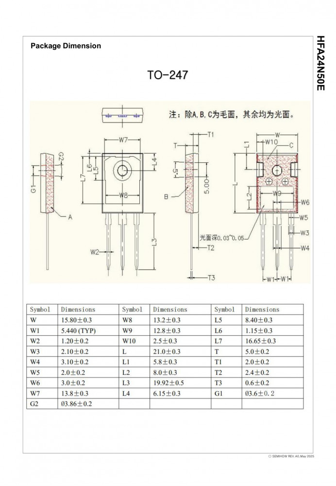 HFA24N50E datasheet page 7