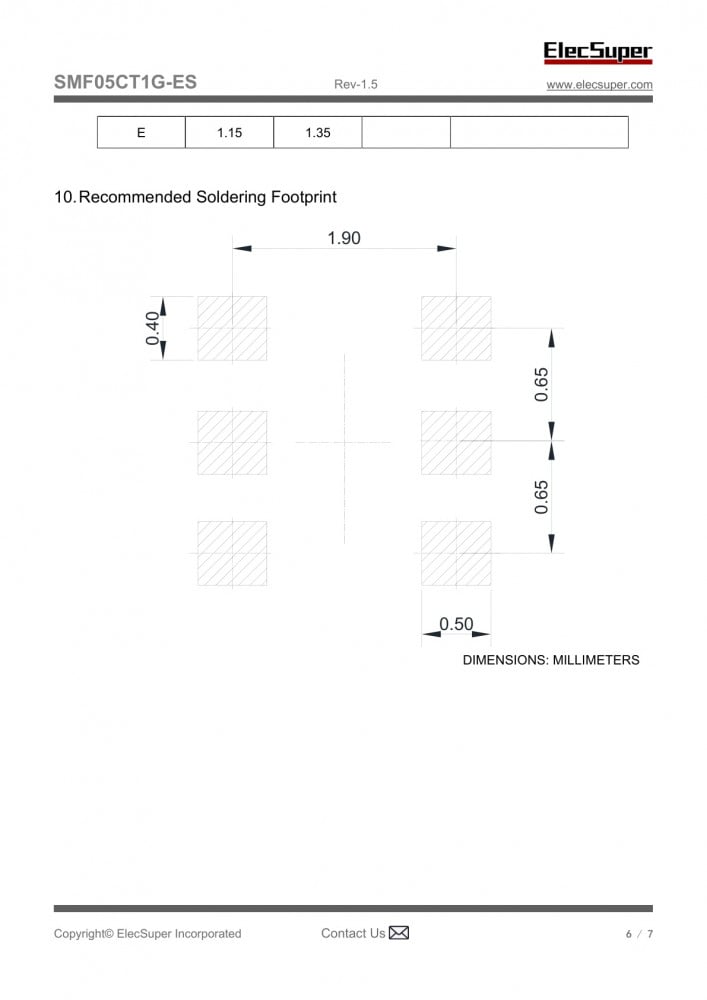 SMF05CT1G-ES datasheet page 6
