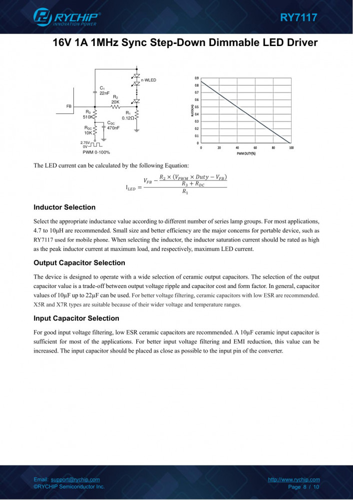 RY7117AT6 datasheet page 8